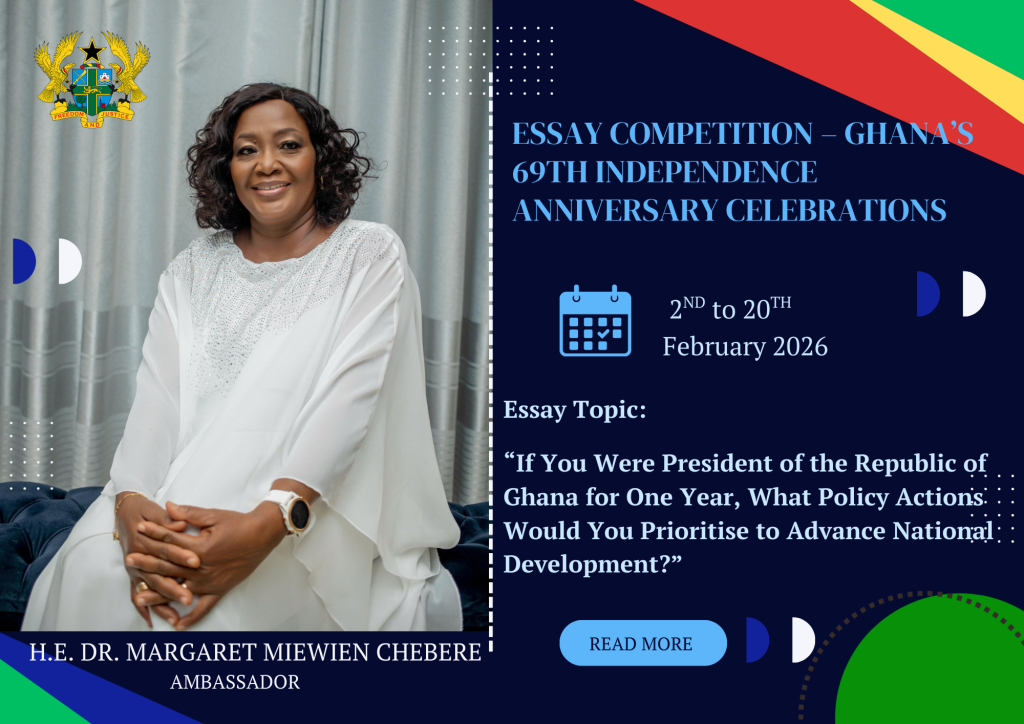 ESSAY COMPETITION – GHANA’S 69TH INDEPENDENCE ANNIVERSARY CELEBRATIONS ...